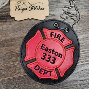 Fire Fighter Play Badge - Personalized Firefighter Maltese Kid Toy ...