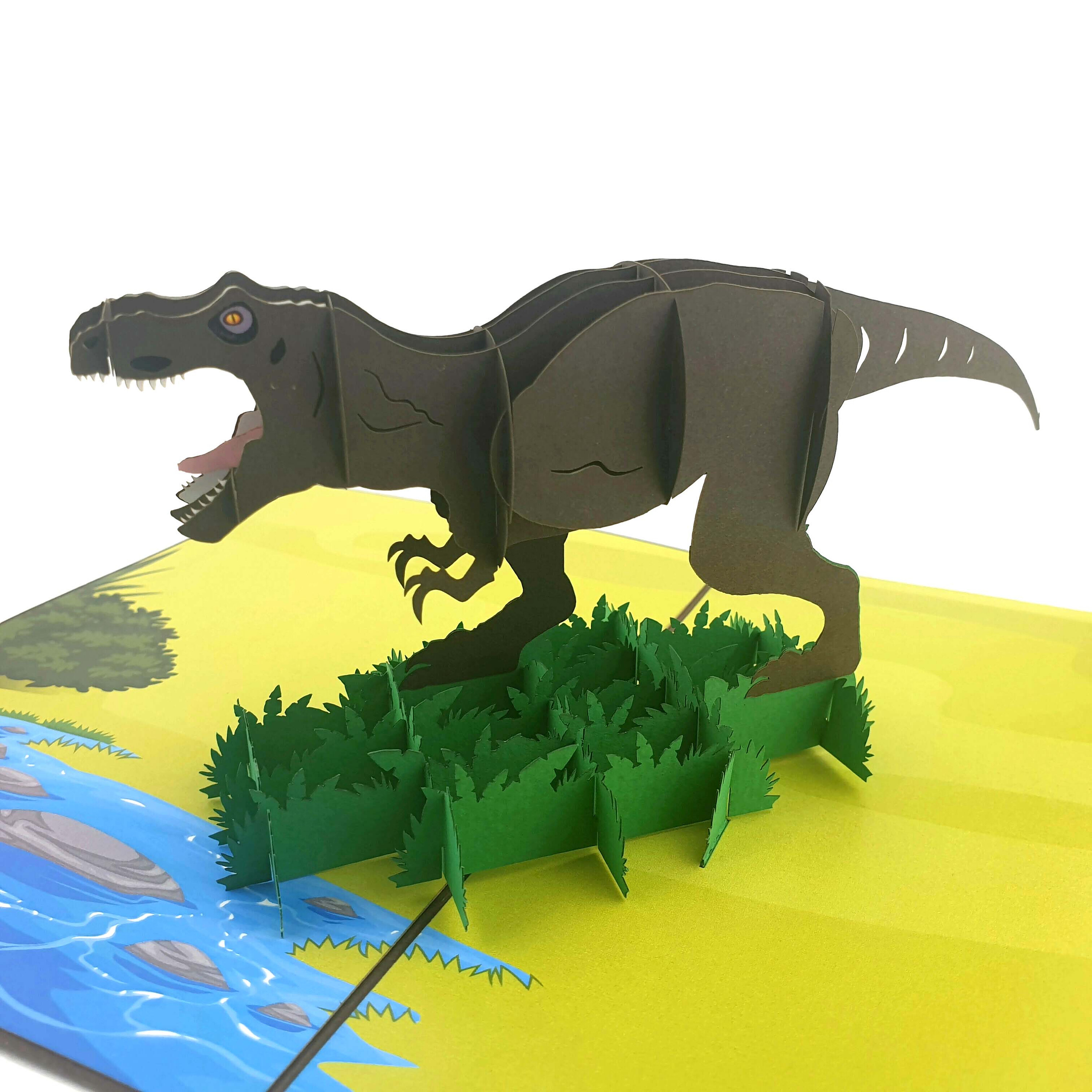 T-rex Dinosaur 3d Pop up Card - Etsy Australia