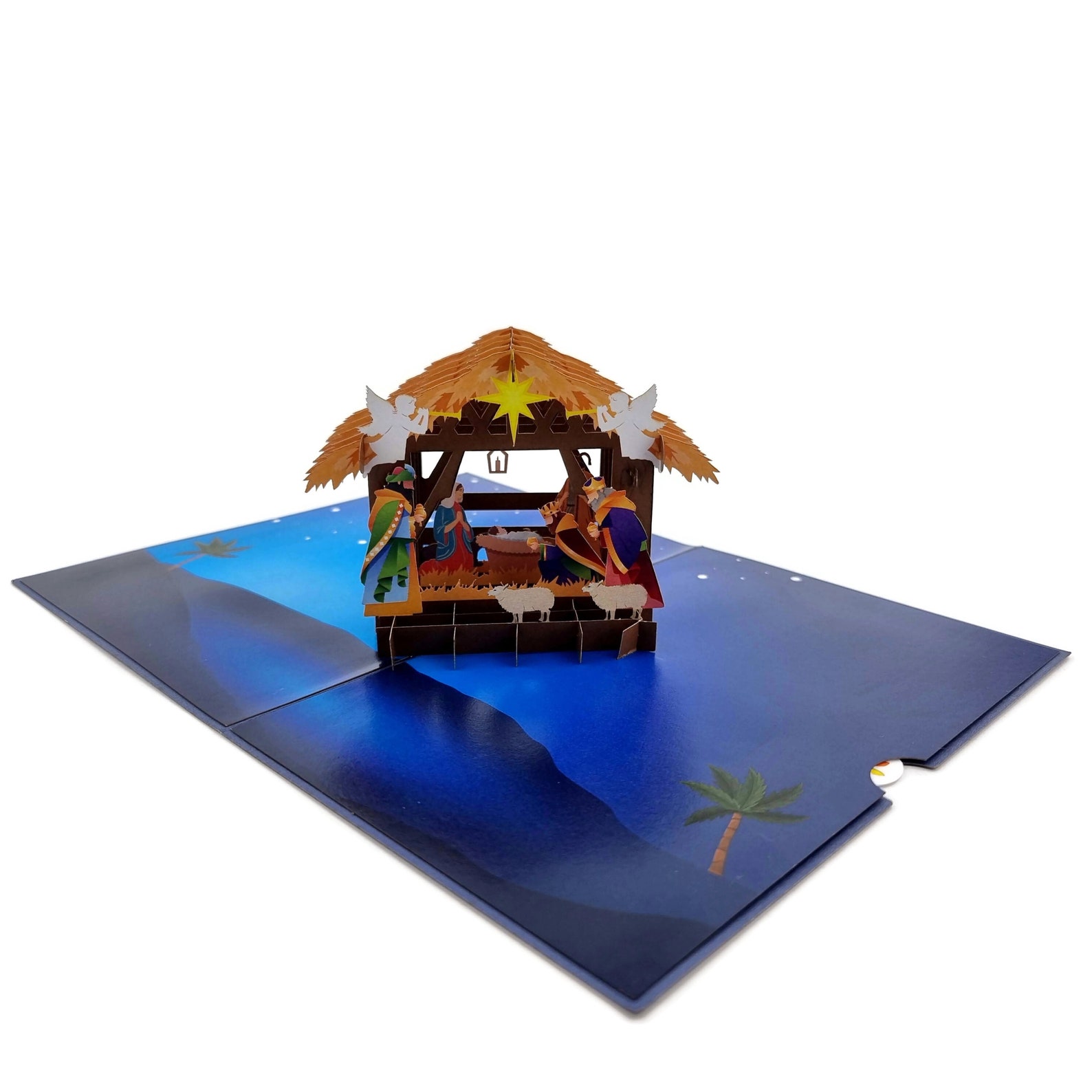 Nativity Scene Pop up Christmas Card - Etsy