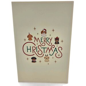Christmas Puppy Dogs Pop up Card - Etsy UK