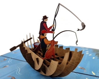 Boat Pop up Card - Etsy