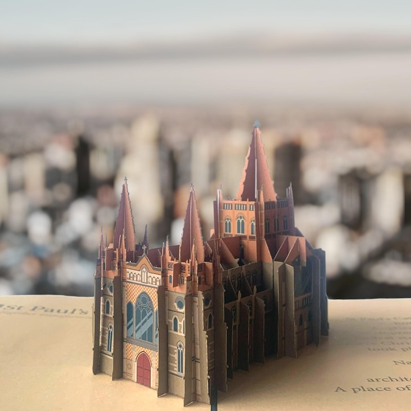 Pop up Card Landmark - Etsy