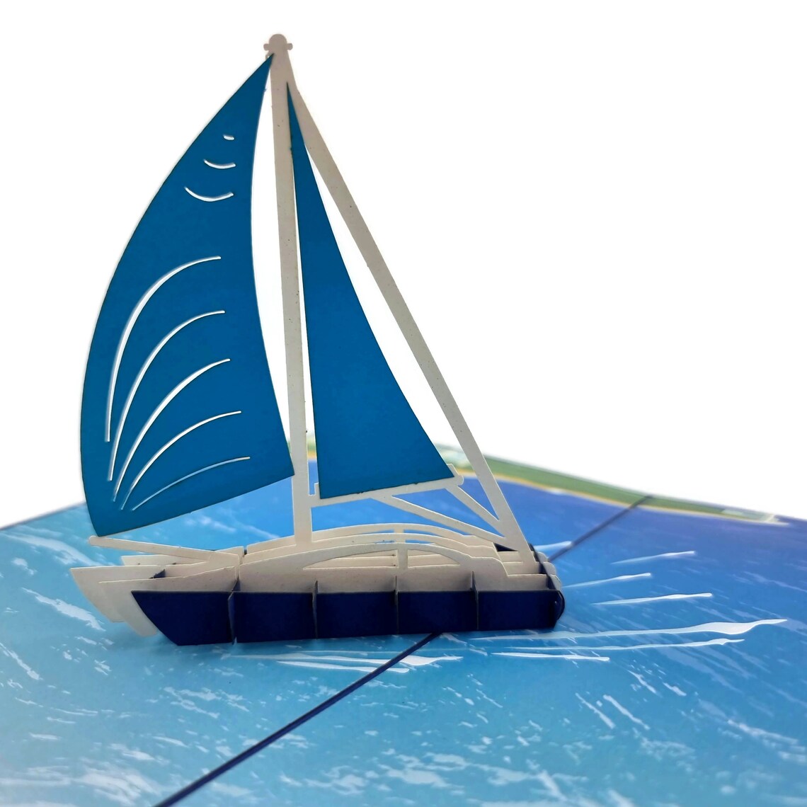 Sailboat 3d Pop up Card - Etsy