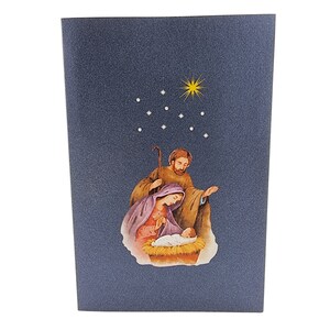 Nativity Scene Pop up Christmas Card - Etsy