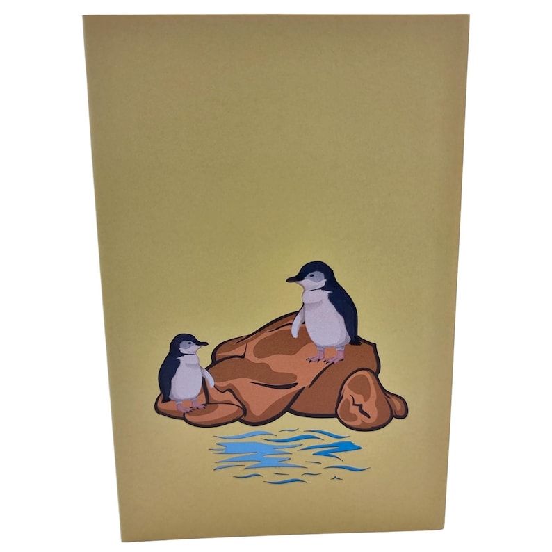 Little Penguin 3d Pop up Card - Etsy