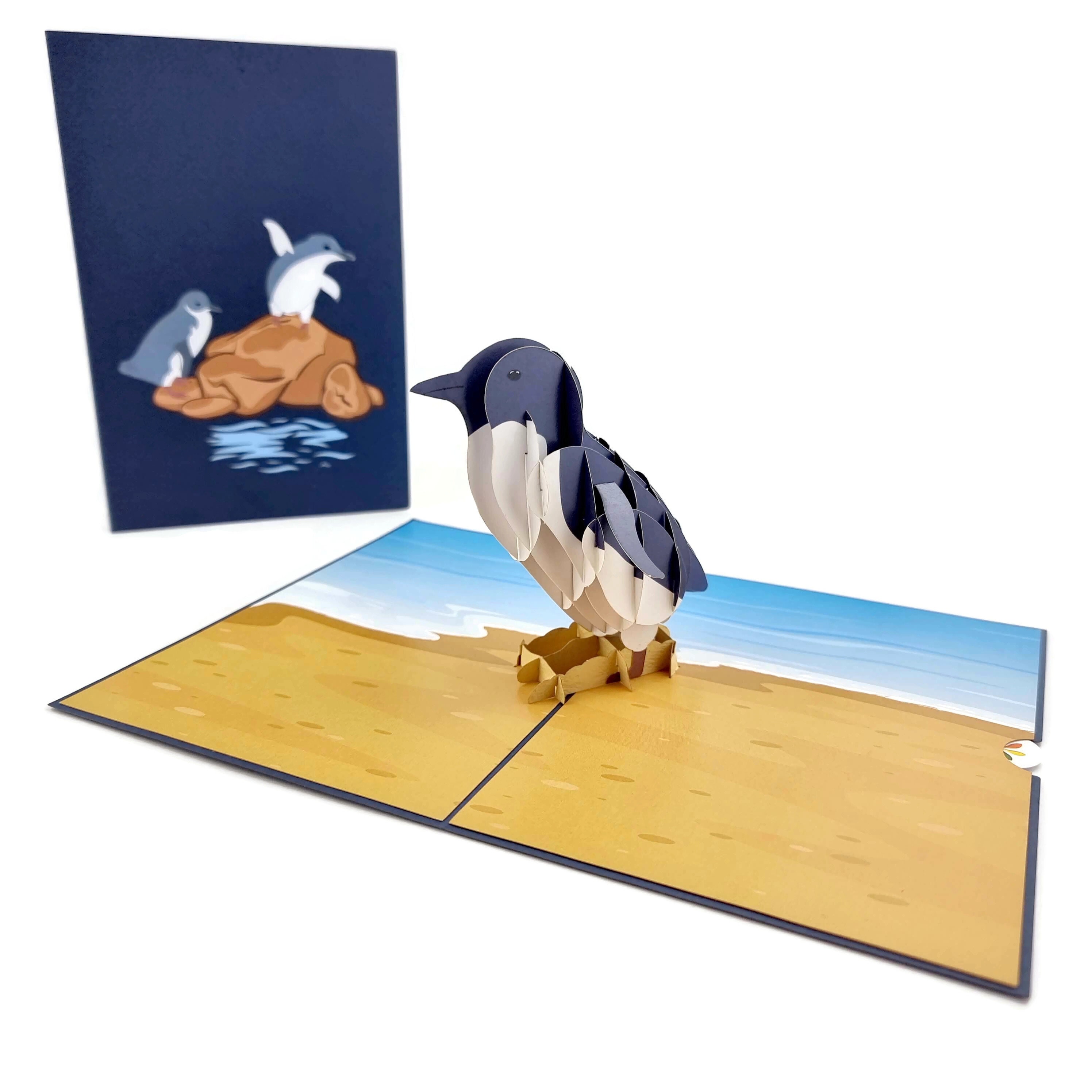 Little Penguin 3d Pop up Card - Etsy