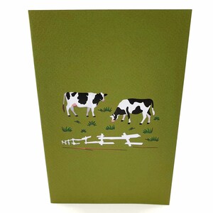 Cows 3D Pop up Card - Etsy