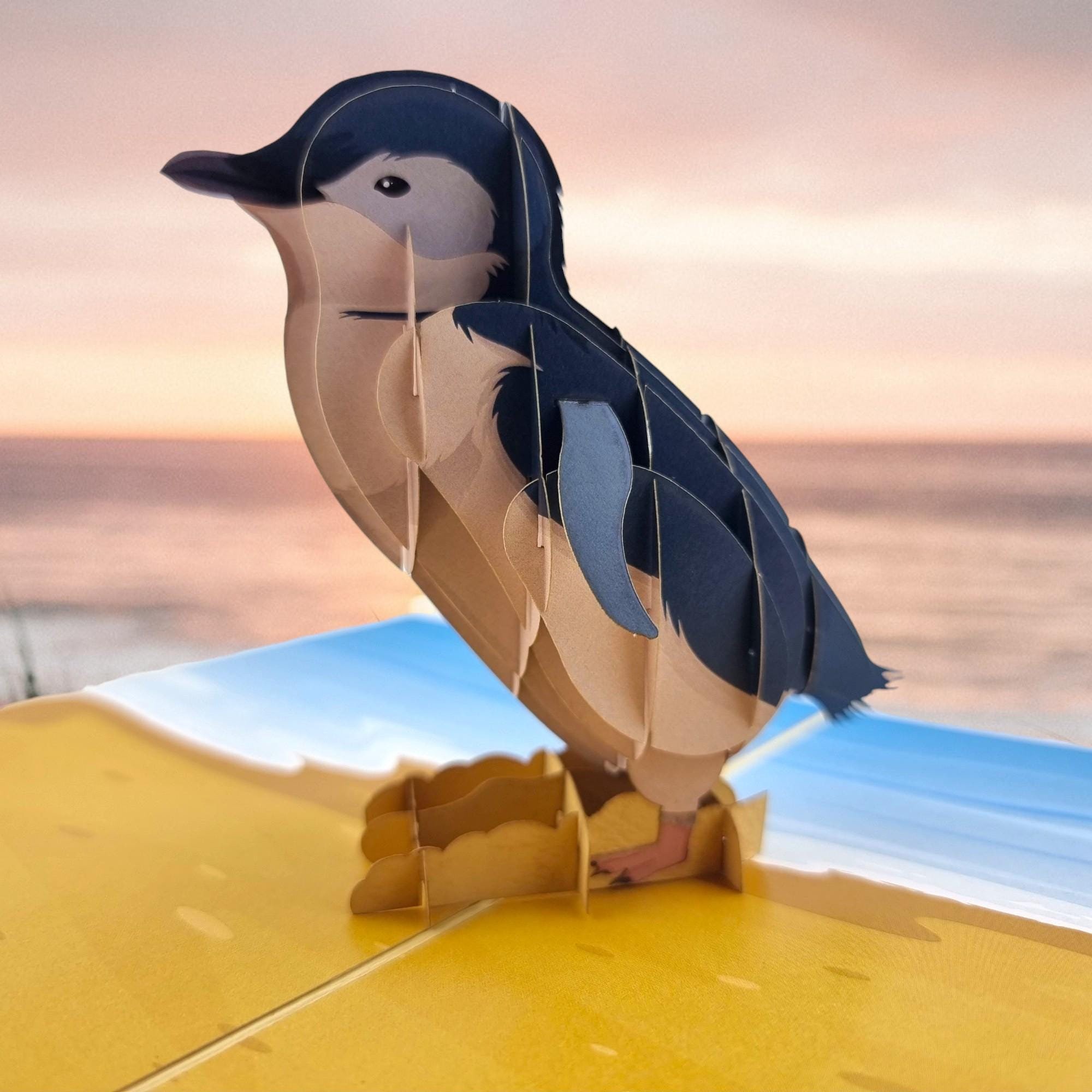 Little Penguin 3d Pop up Card - Etsy