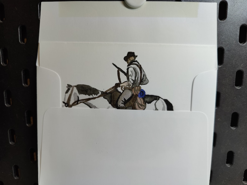 RDR2 Arthur Morgan Horse Art Print / Greeting Card - Etsy