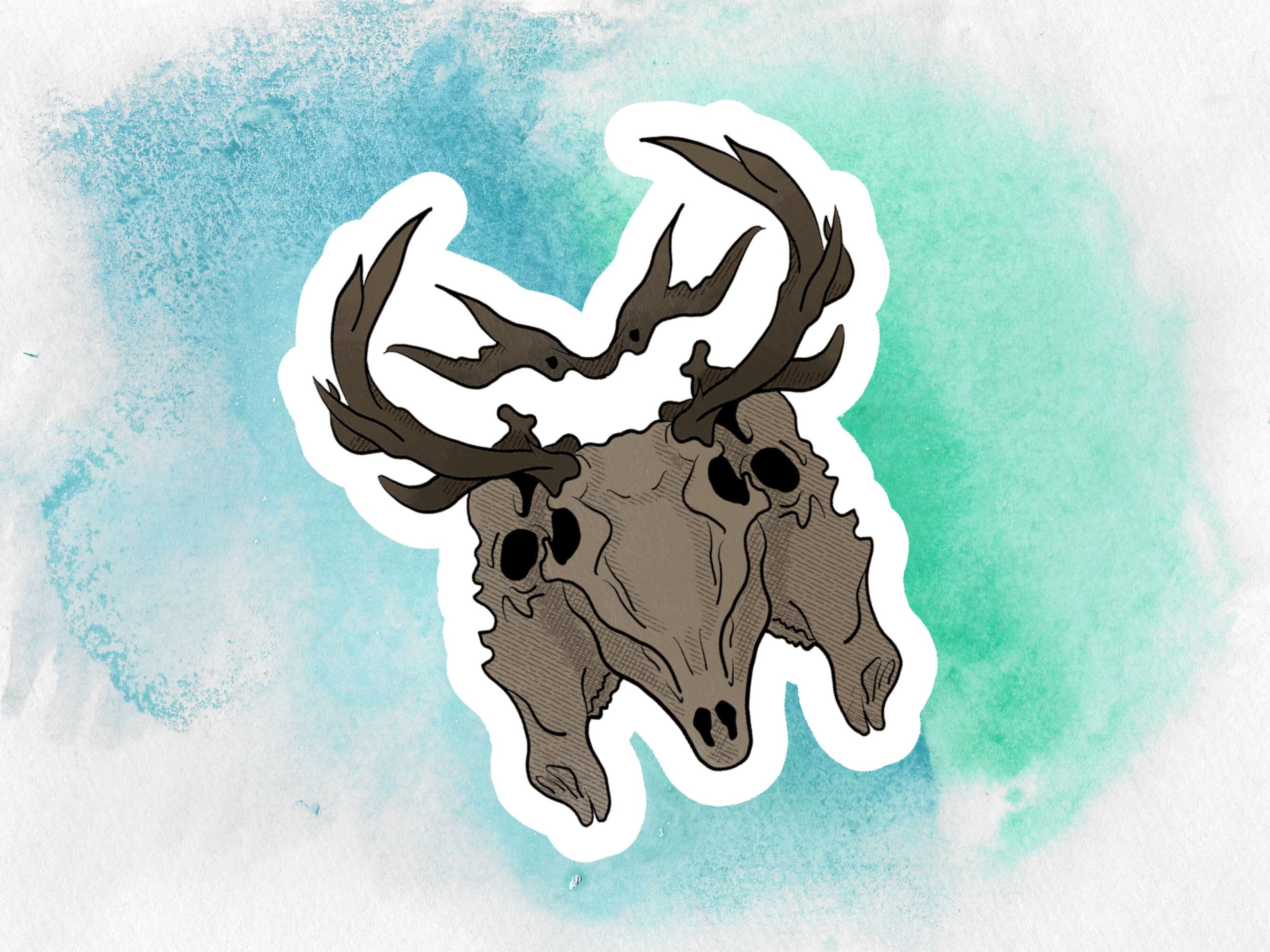 Wrong Turn Inspired Horror Sticker - Etsy