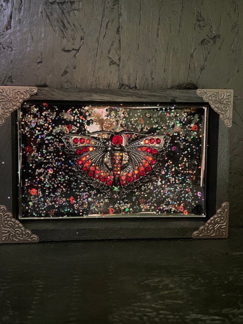 Gothic Butterfly Wall Art ~ Gothic Home Decor, Resin Art - Etsy