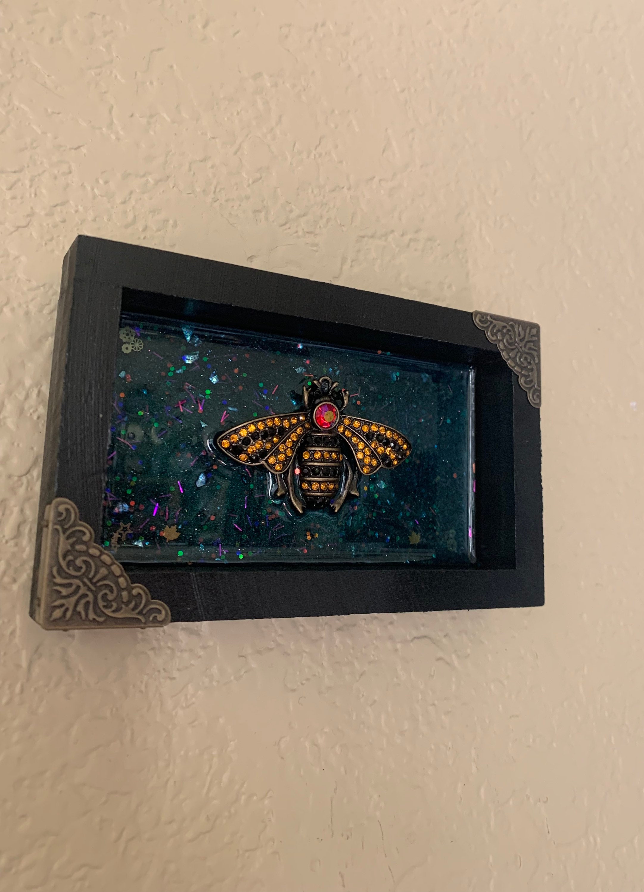 Gothic Bumblebee Wall Art ~ Gothic Home Decor, Resin Art - Etsy