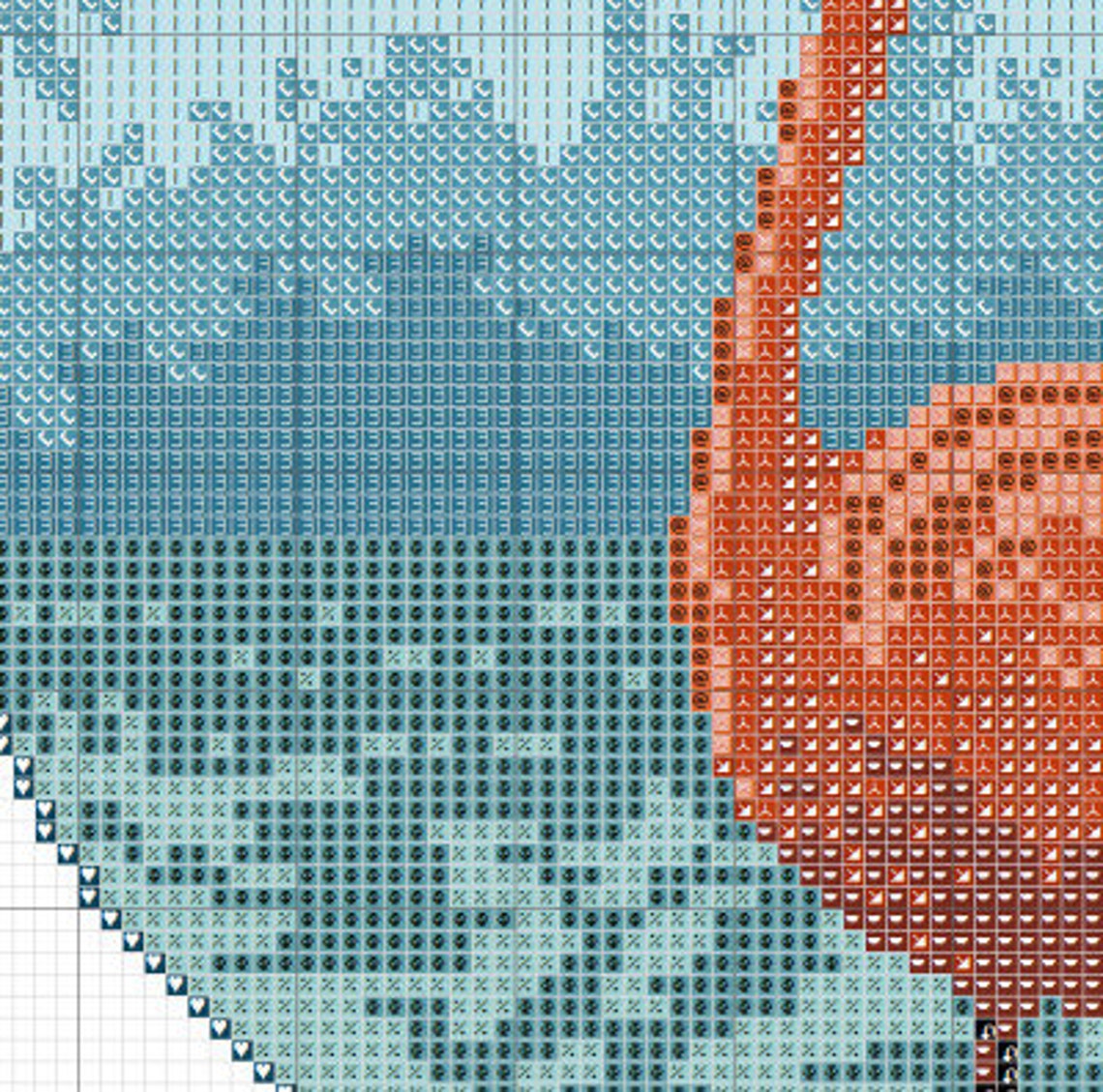 Flamingo Cross Stitch Pattern Instant Download Bird | Etsy