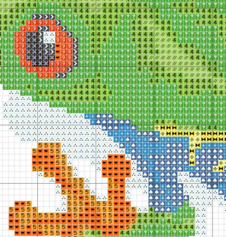 Tree Frog Counted Cross Stitch Pattern Instant Download | Etsy