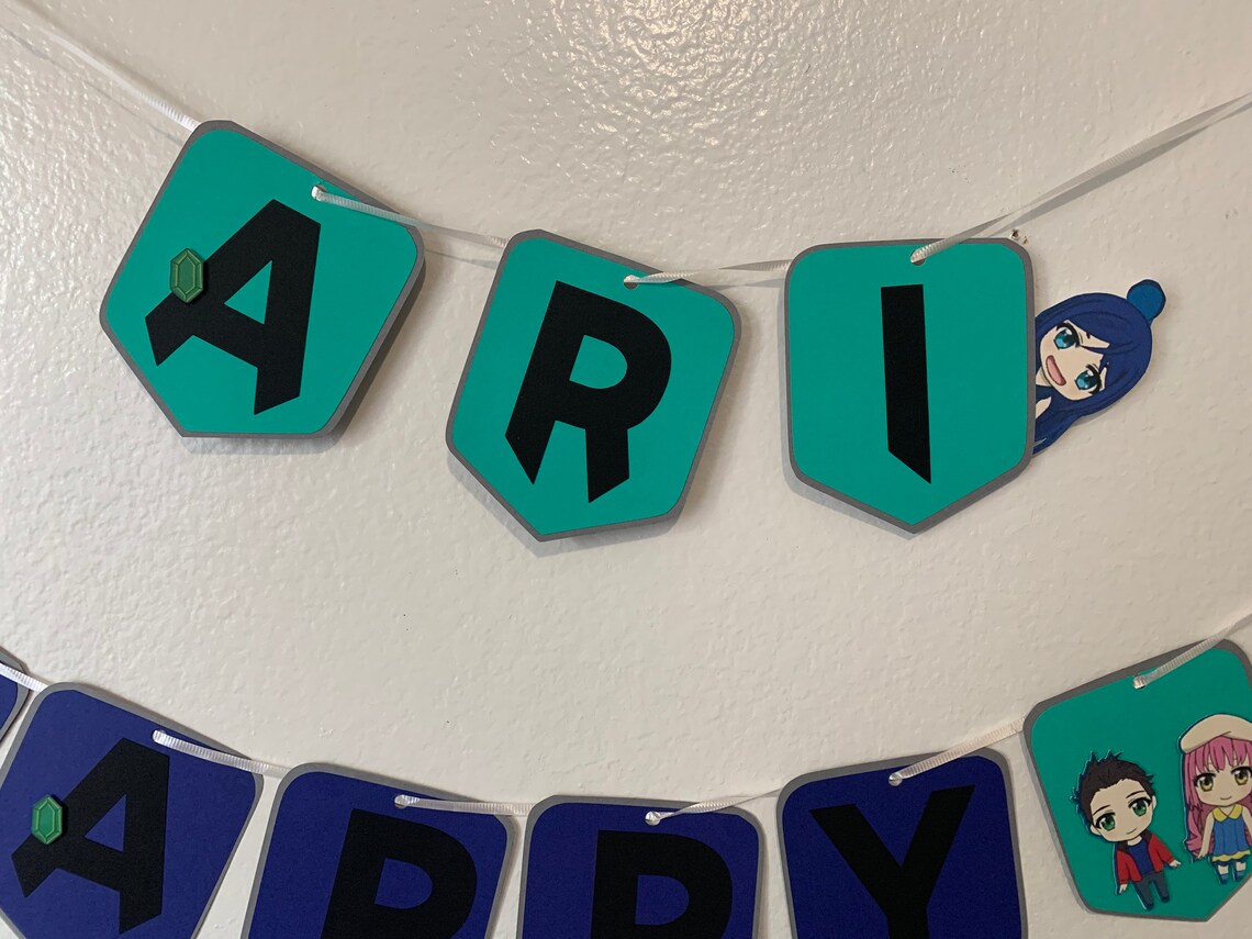 Itsfunneh and Krew Theme Birthday Banner - Etsy