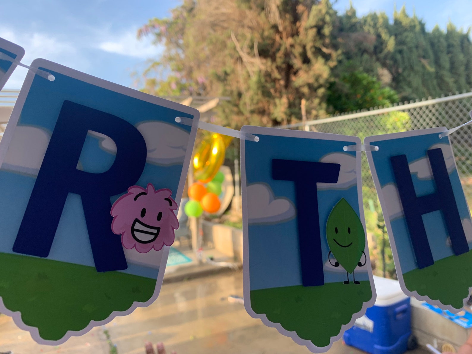 BFDI Theme Battle for Dream Island Happy Birthday Banner - Etsy