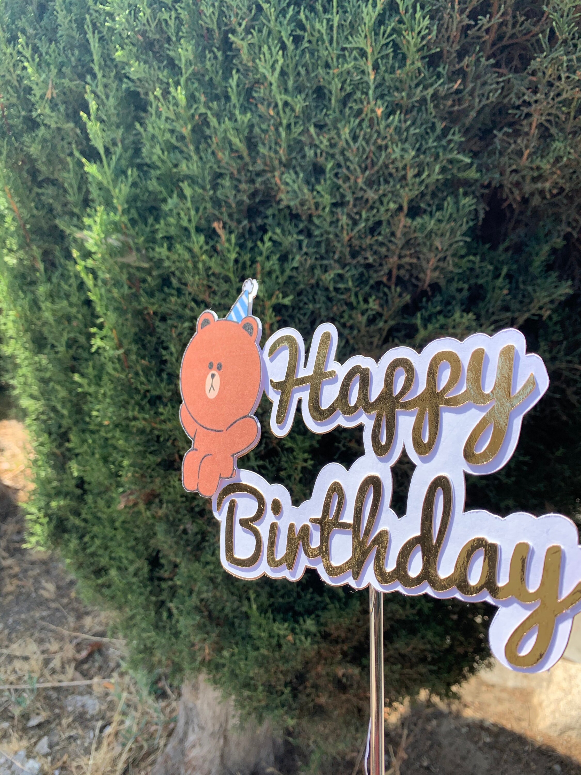 LINE FRIENDS Birthday Cake Topper LINE Friends Theme Party - Etsy