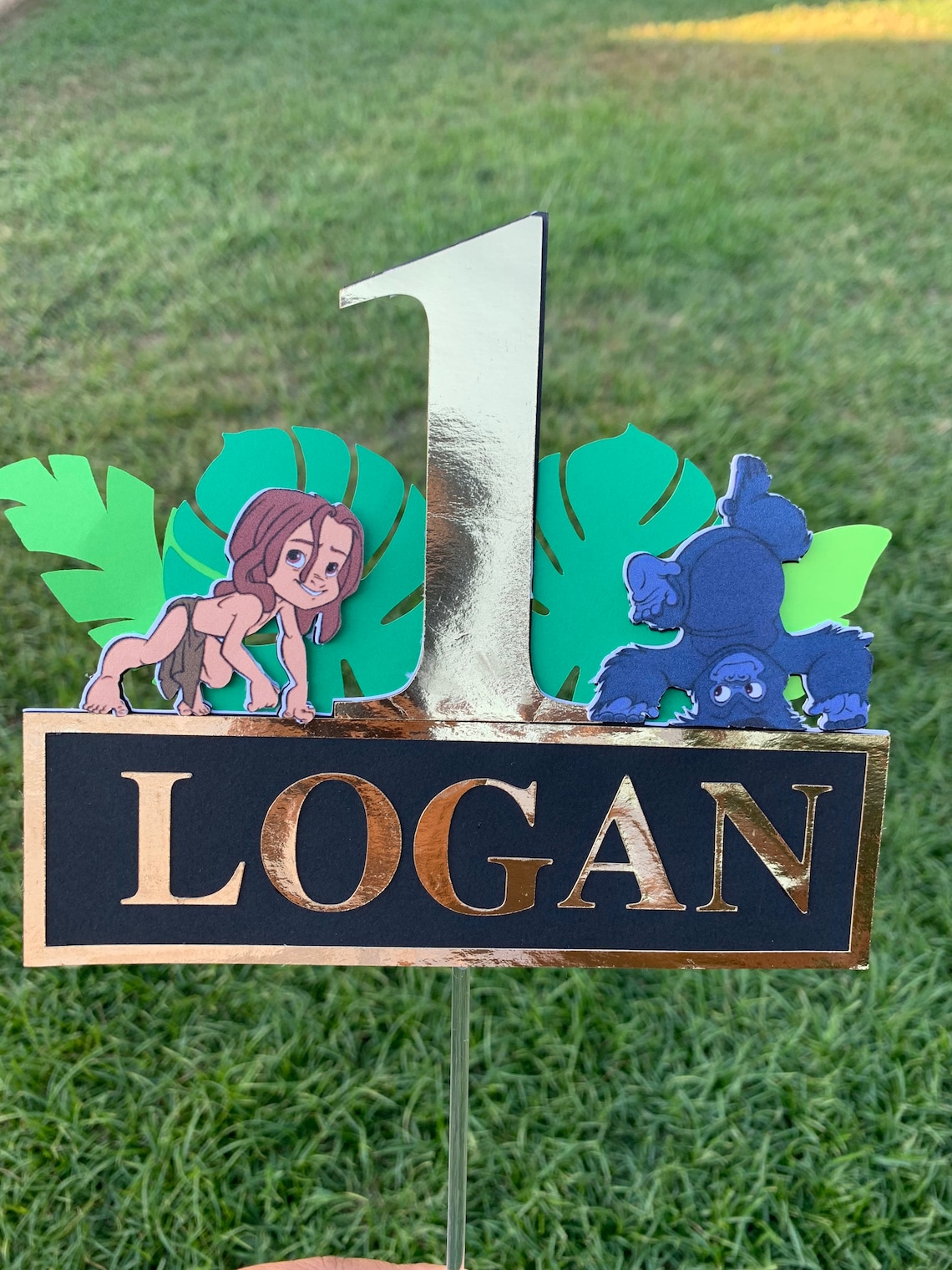 Tarzan Cake Topper Tarzan Theme Safari Theme and Jungle Theme - Etsy Canada
