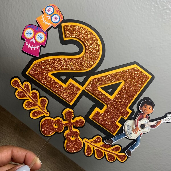 Coco Theme Birthday Cake Topper - Etsy
