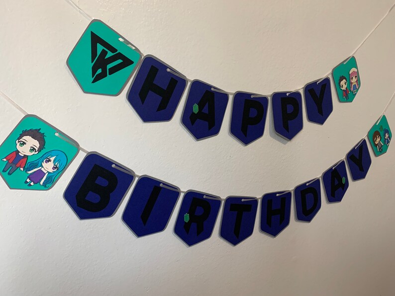 Itsfunneh and Krew Theme Birthday Banner - Etsy