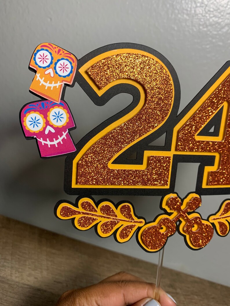 Coco Theme Cake Topper Birthday Number | Etsy
