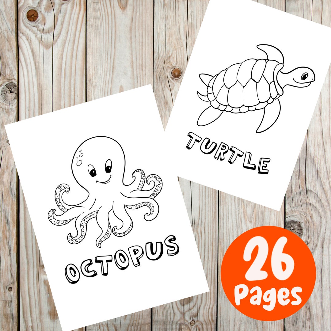 ABC Colouring Pages/ Colouring Pages Activity for Kids, Printable ...
