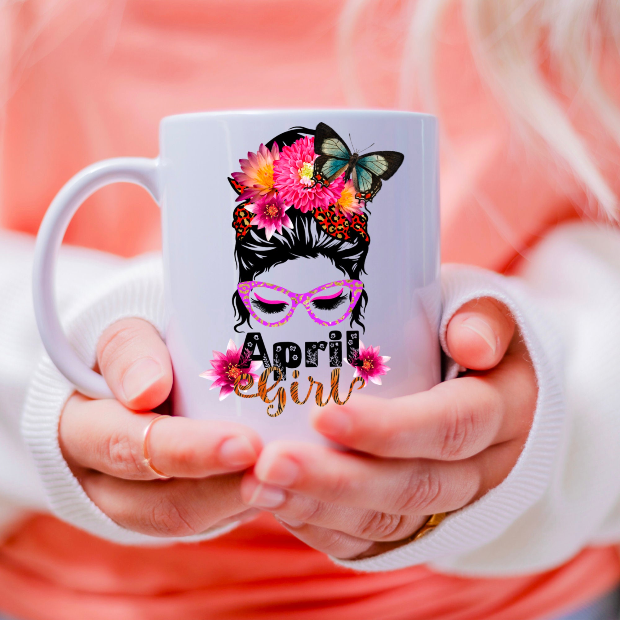 April Girl Design PNG, April Girl Birthday Gifts, April Girl Clipart ...