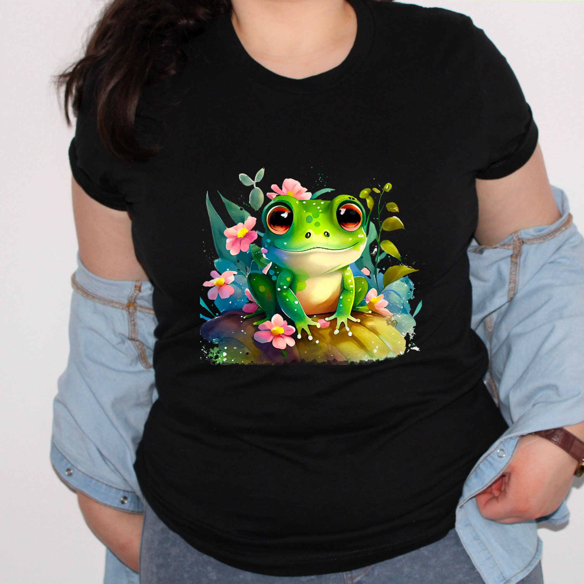 5 PNG Cute Little Frogs, Cute Frogs Bundle Clipart, Frogs Png Clipart ...