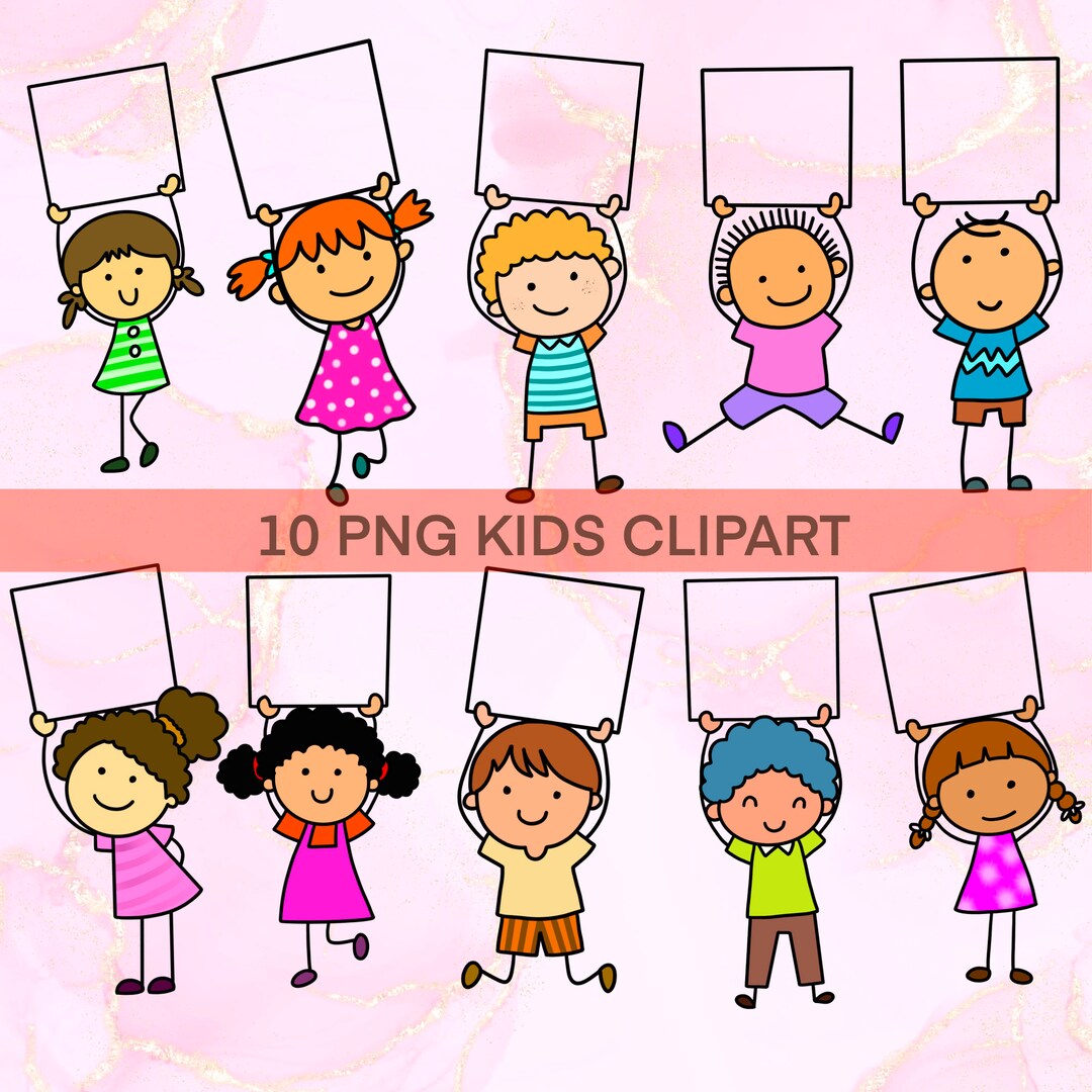 10 PNG Kids Cartoon Clipart, Kids Clipart Png, Kids Cartoon Sublimation ...