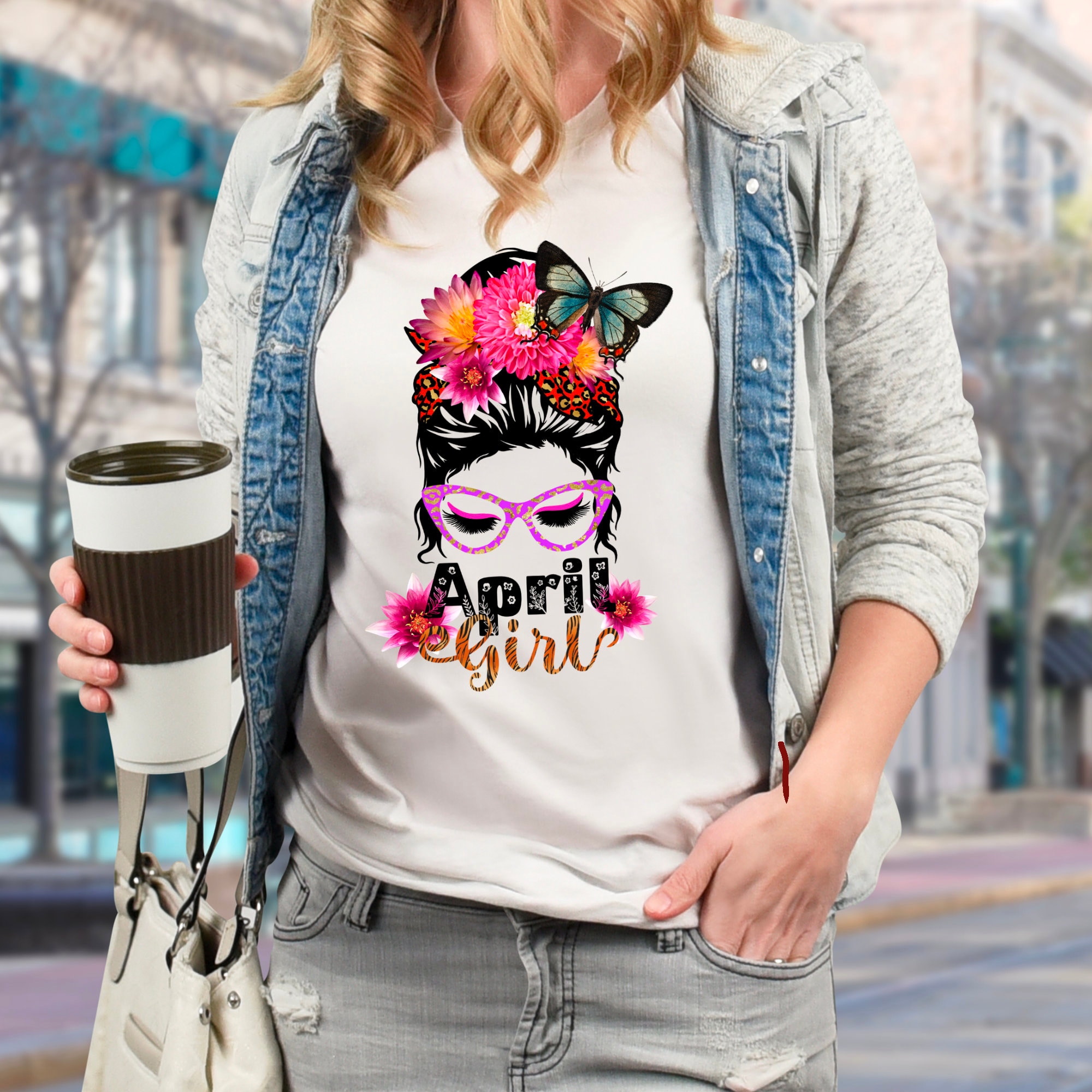 April Girl Design PNG, April Girl Birthday Gifts, April Girl Clipart ...