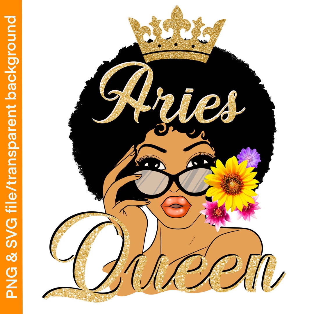 Aries reina png y SVG clipart de reina de cumpleaños regalos - Etsy México