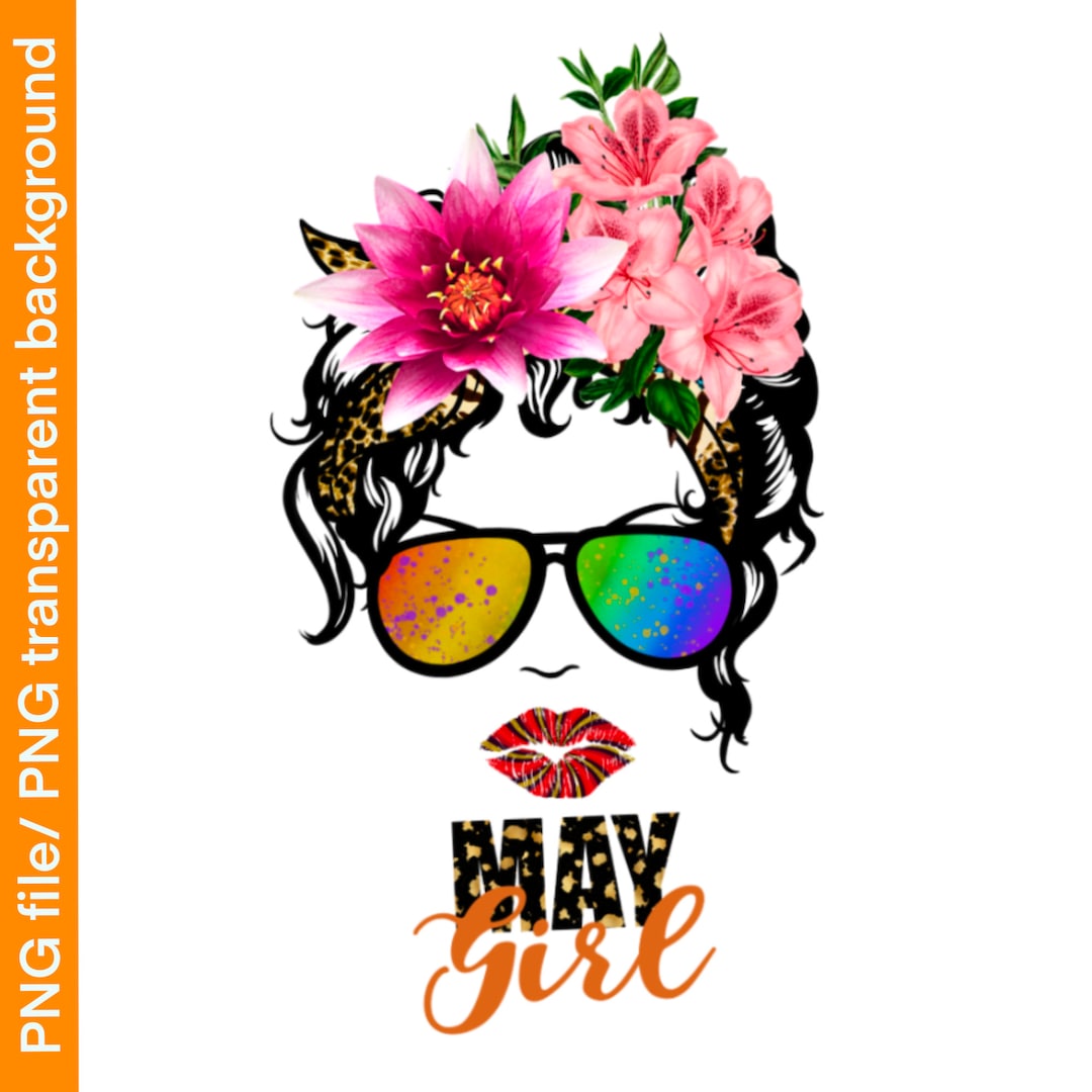 May Girl Png, May Girl Birthday Gifts Png, Girls Clipart, Girls Gifts ...