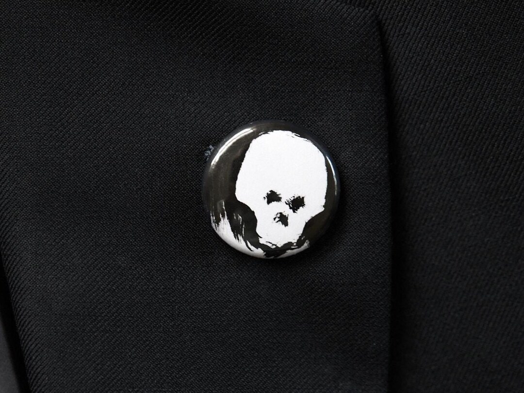 Memento Mori Skull Buttons - Stoic Button - Freemason Button - Skull ...