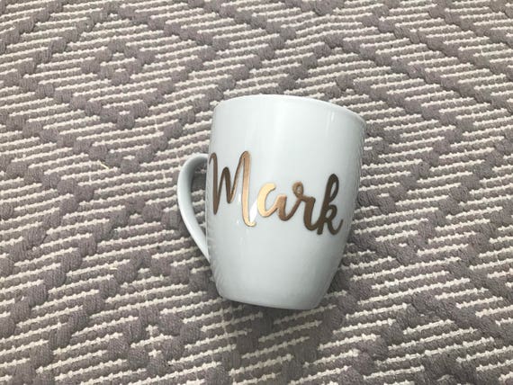 Drinkware Mugs Custom Embossed Lettered Coffee Mug etna.com.pe