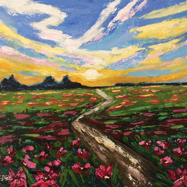 Sunset Acrylic - Etsy
