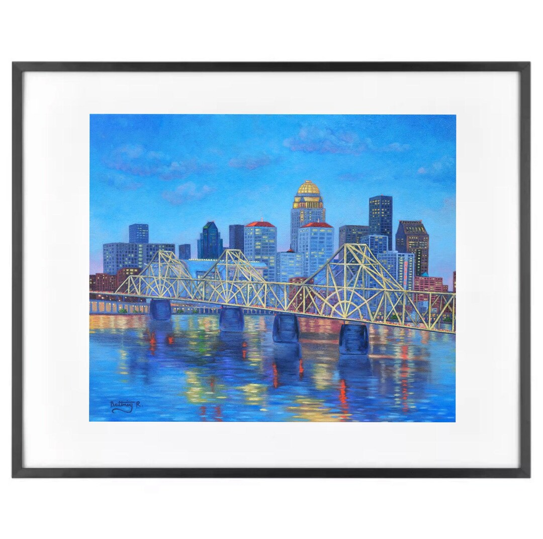 Second Street Bridge Skyline - Louisville, Kentucky (fine Art Print) - Etsy