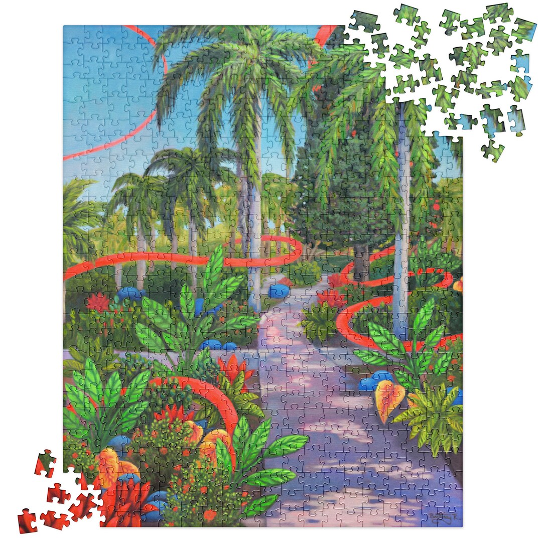 Jigsaw Puzzle - "captiva Island Path" (artwork Created by Brittney Rice ...