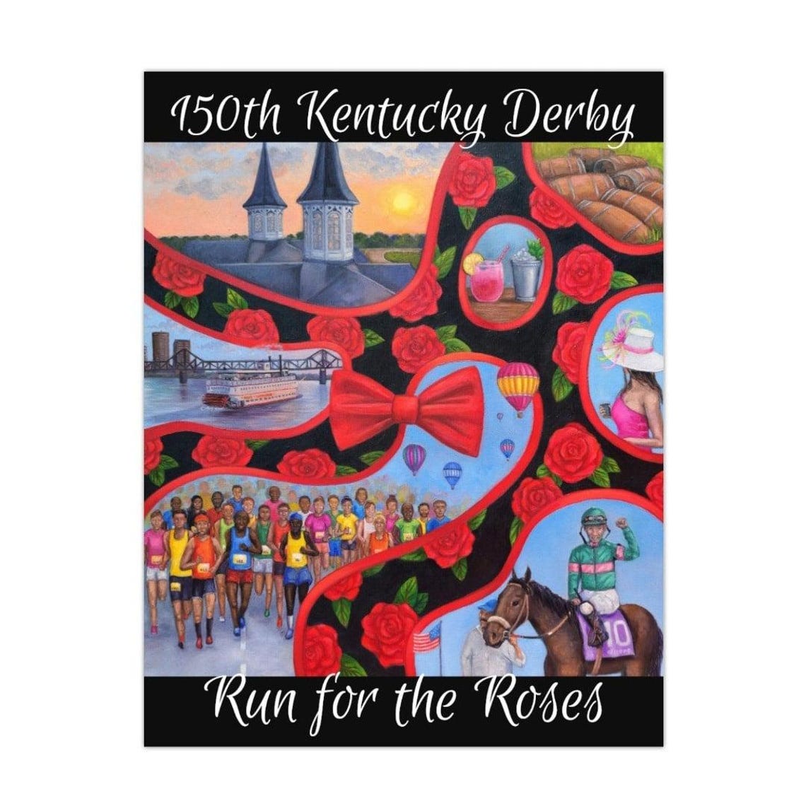 Magnet - "the 150th Anniversary of the Kentucky Derby" - Etsy