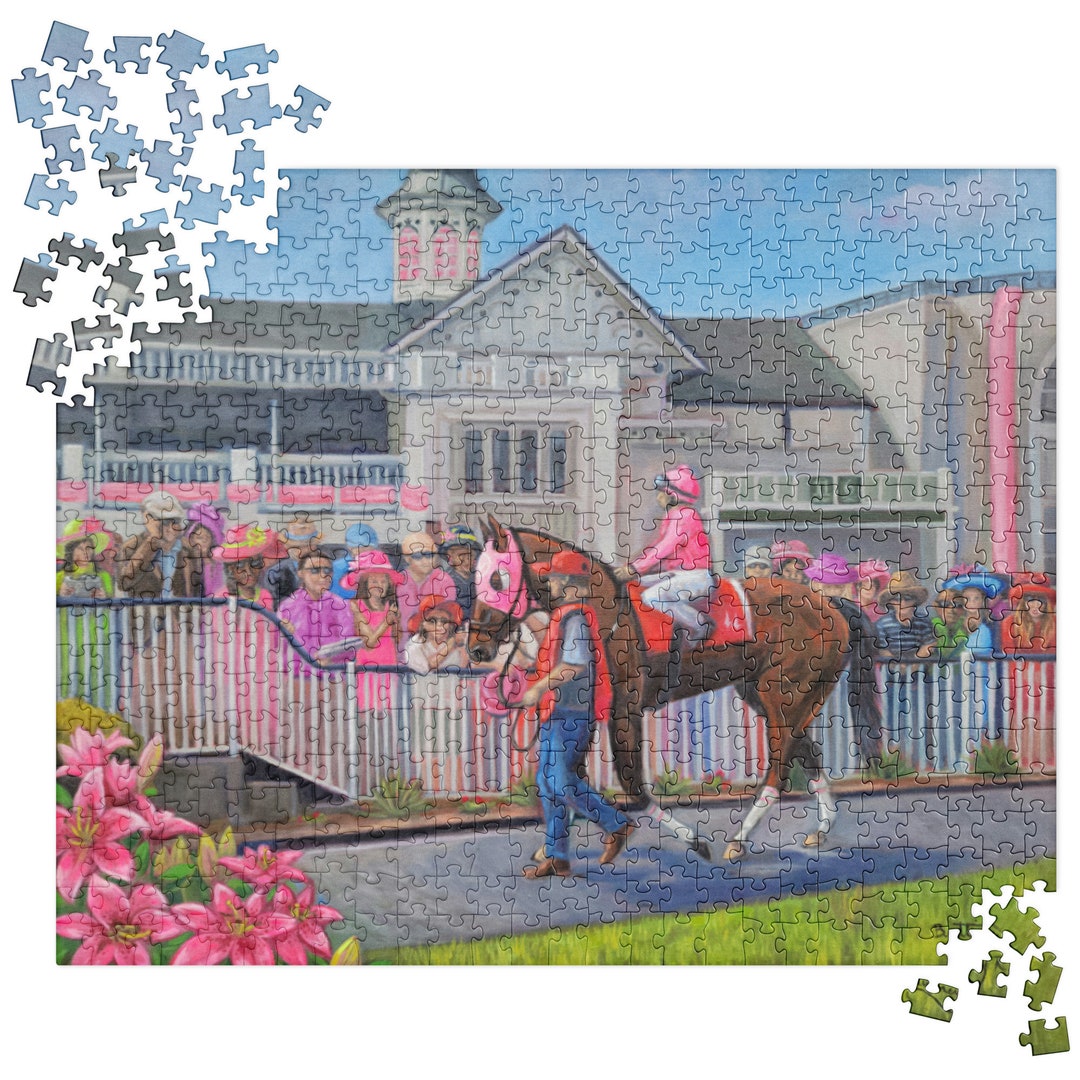 Jigsaw Puzzle - "the Kentucky Oaks" (artwork Created by Brittney Rice ...
