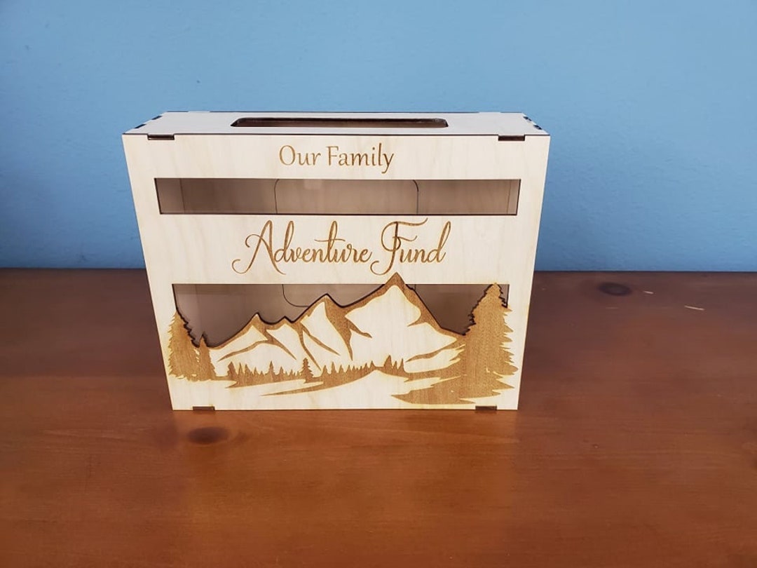 Personalized Adventure Fund Shadow Box Piggy Bank Business - Etsy Canada