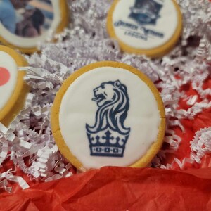 Logo Cookies Printed With Any Image, Logo or Photo | Customized Logo ...