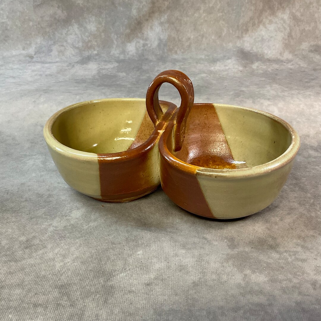 Wood-fired Pottery Duo Bowls, Hand Made Pottery, Ceramic - Etsy