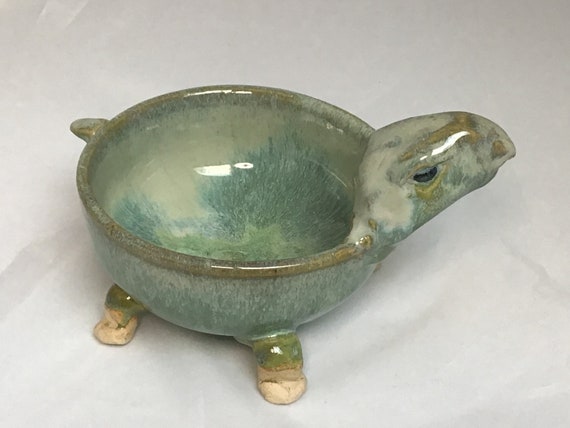 Light Green Turtle Bowl Ceramic - Etsy