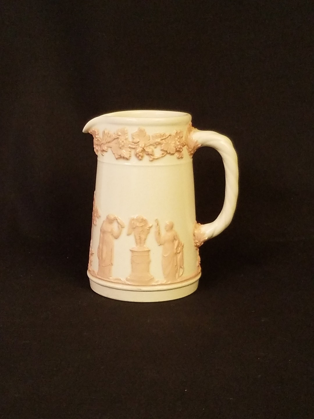 Wedgwood Pink Queensware Miniature Pitcher Sacrifice Pattern - Etsy