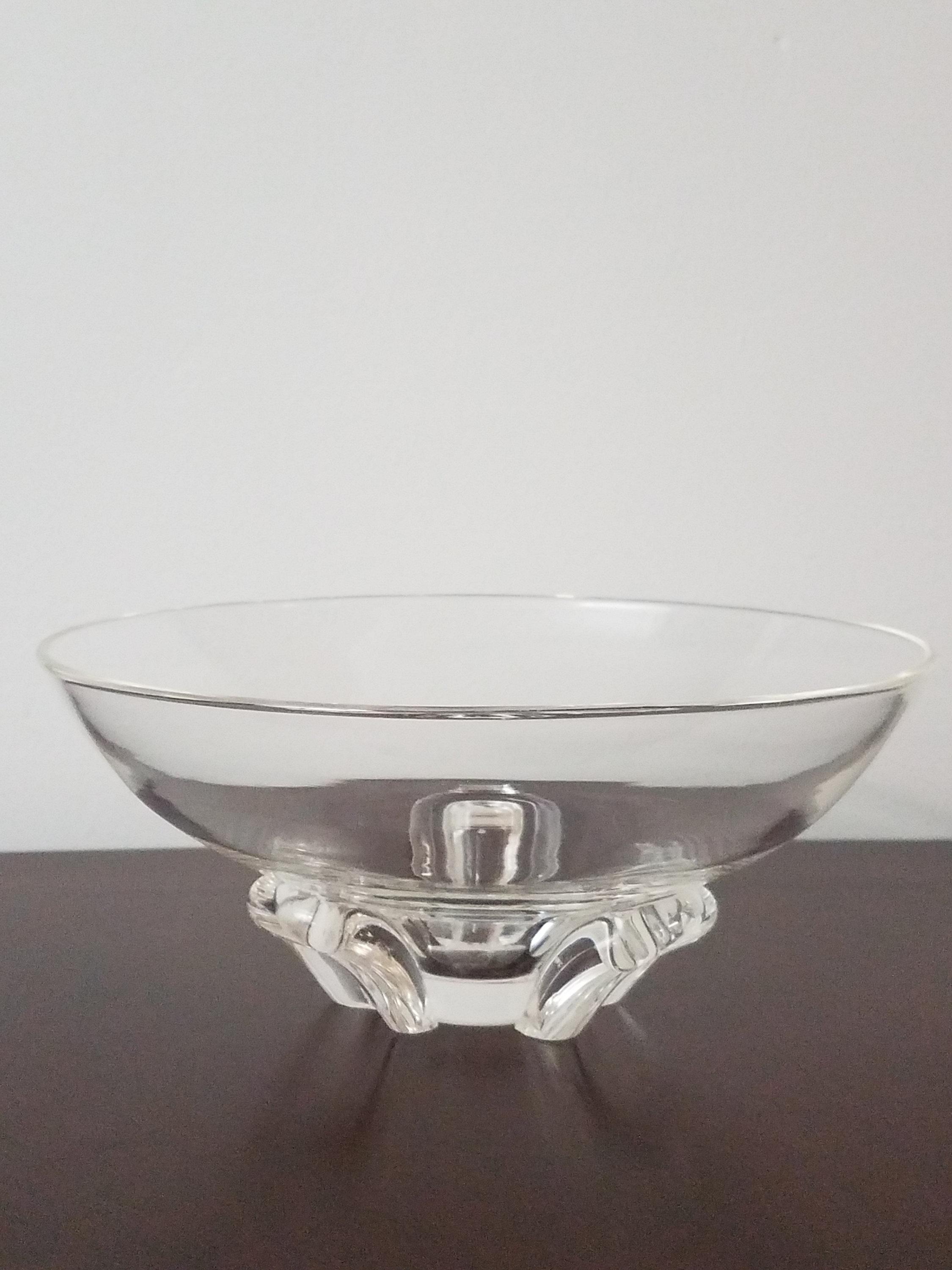 Steuben Footed Glass Bowl 8 Across Rim one Small Scratch - Etsy