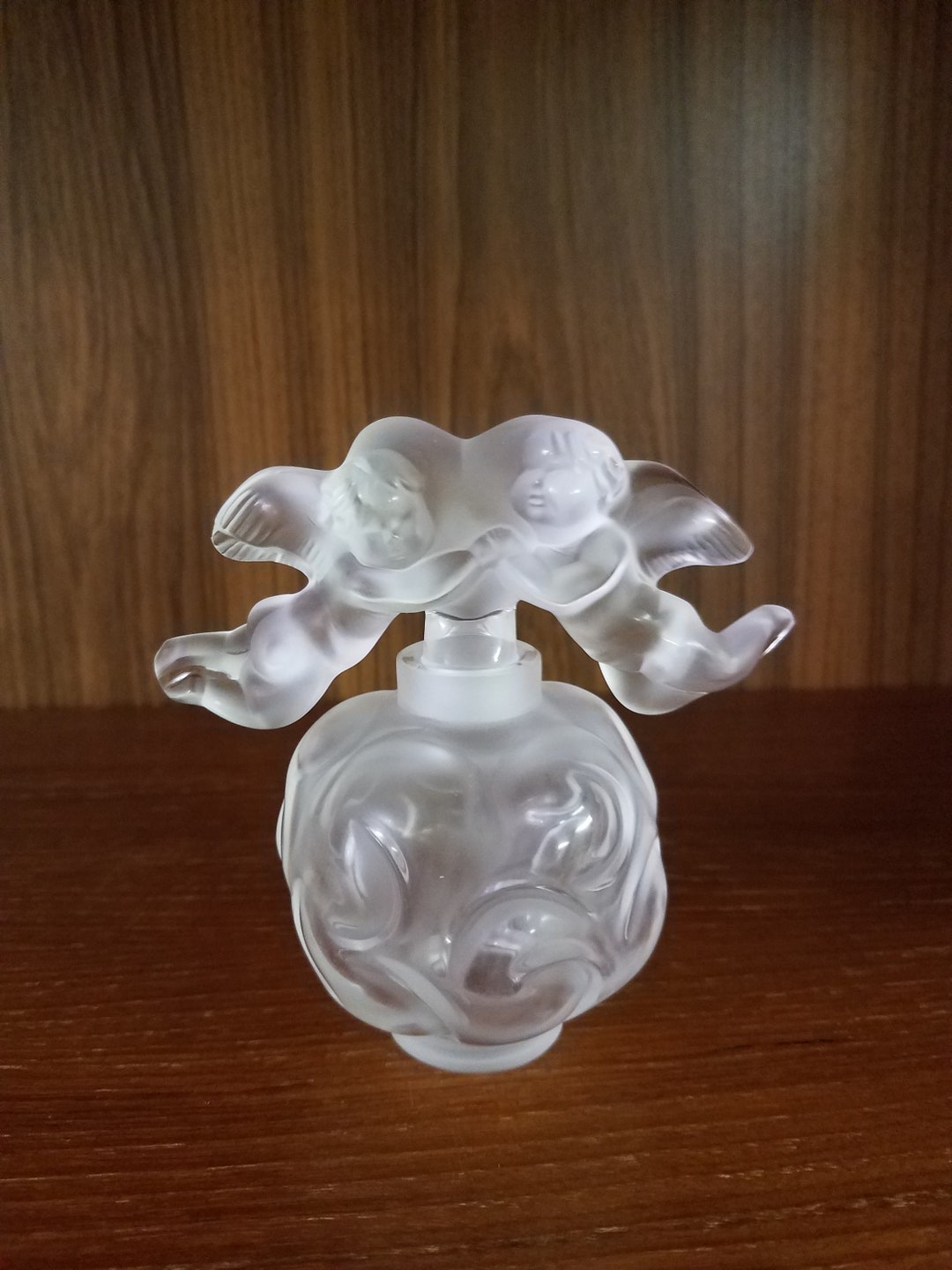 Lalique Falcon Nuage Perfume Bottle With Double Cherub Stopper - Etsy