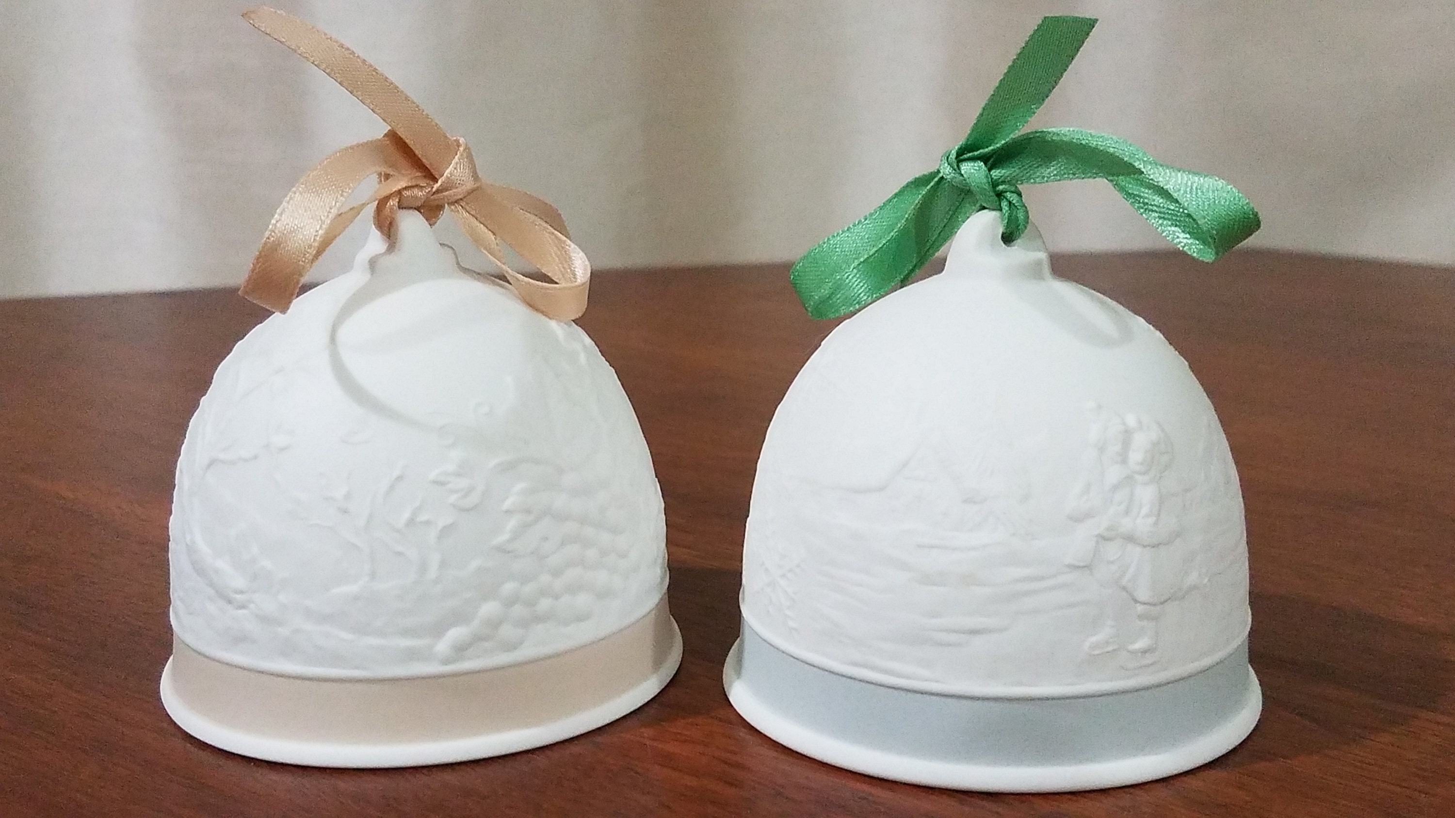 Set of 4 Four Seasons Lladro Porcelain Bells Lladro Collectors Society ...