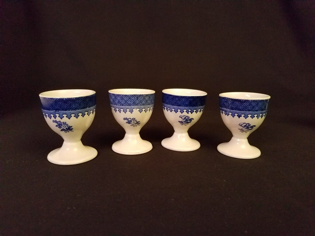 Set of 4 Wedgwood Egg Cups Georgetown Collection Springfield Pattern - Etsy