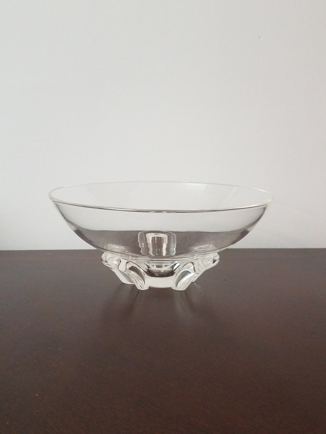 Steuben Footed Glass Bowl 8 Across Rim one Small Scratch - Etsy