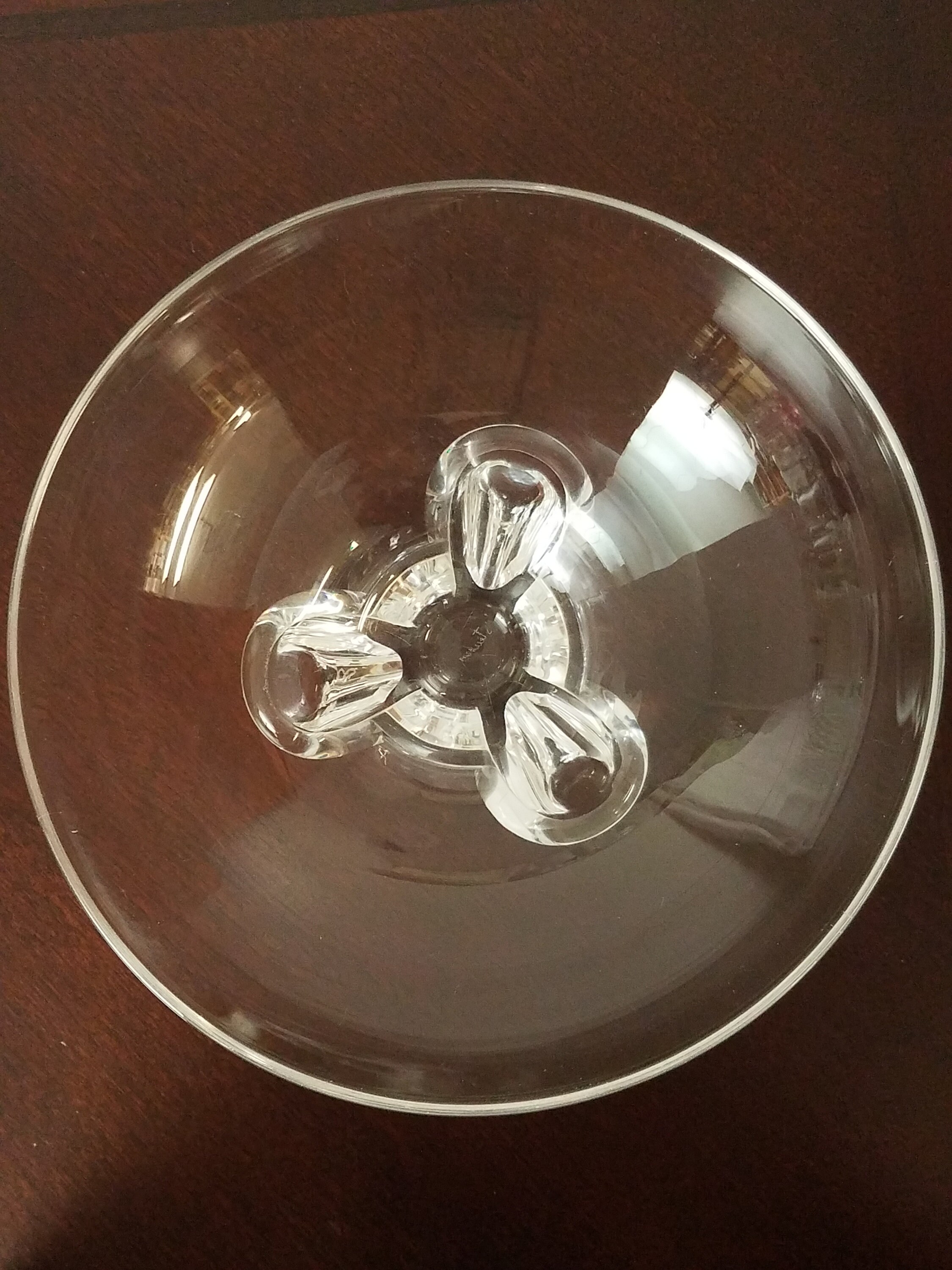 Steuben Footed Glass Bowl 8 Across Rim one Small Scratch - Etsy